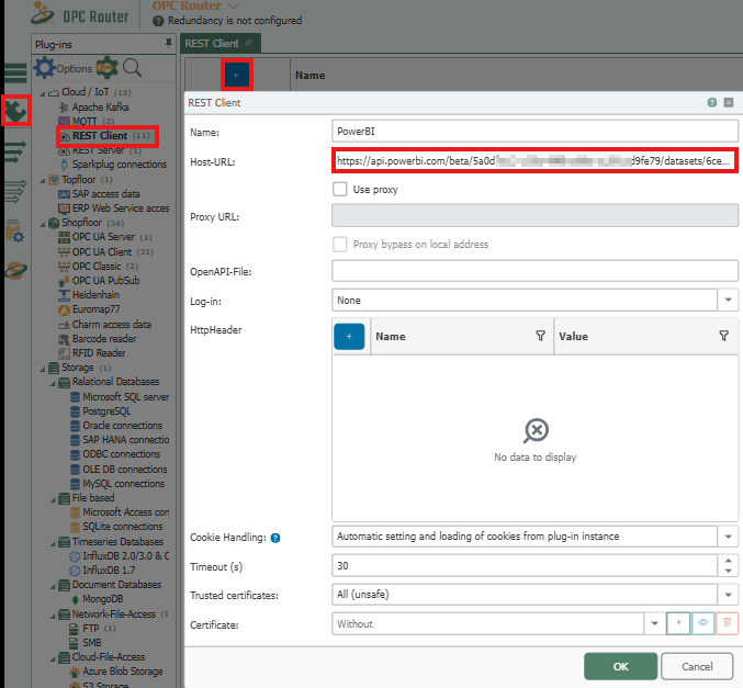 Visualizing Real-Time Process Data in Power BI Using OPC Router’s REST Plug-in